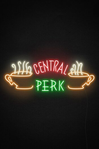 Brighten up your space with Central Perk Neon Sign
