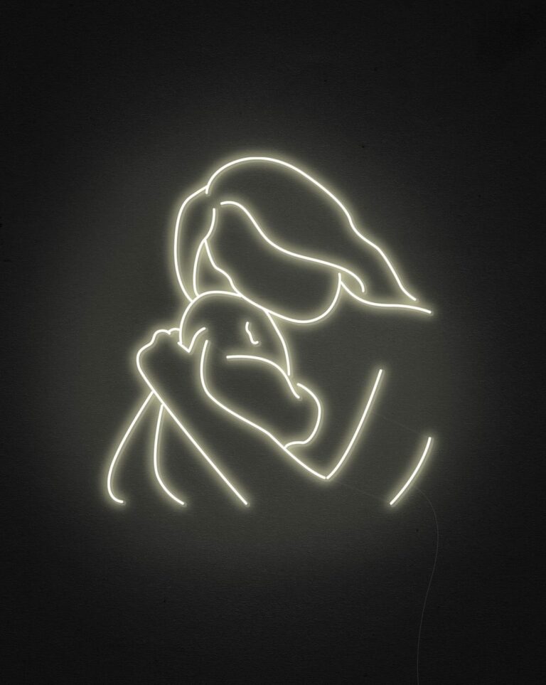 Mother’s Hug Neon Sign: showoff your love on a wall