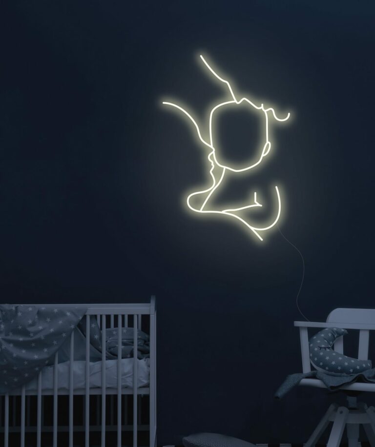 Parents and Baby Neon Sign | Echo Neon #1 LED Neon Sign Brand