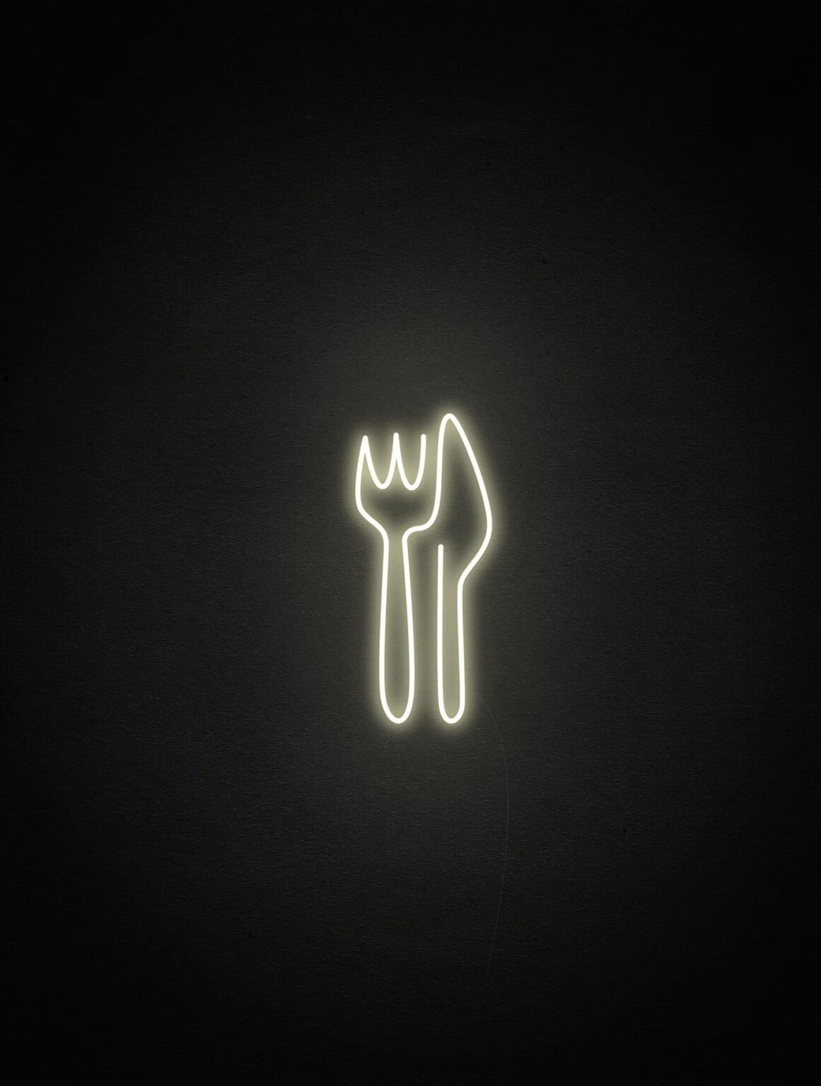 Knife and Fork Neon Sign for your Kitchen - Echo Neon Studio