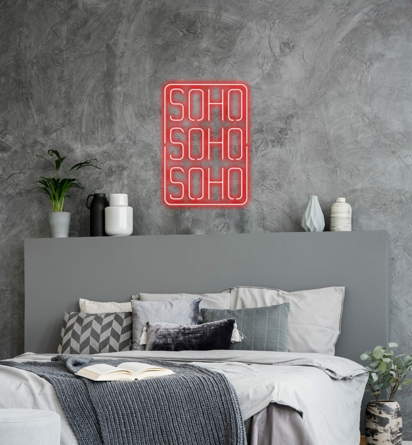 SOHO Neon Sign bring the New York shopping destination
