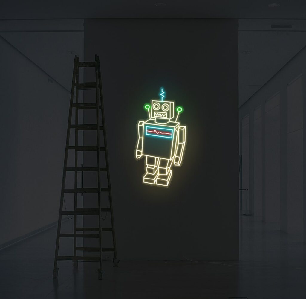 Classic Robot Neon Sign | Echo Neon #1 LED Neon Sign Brand