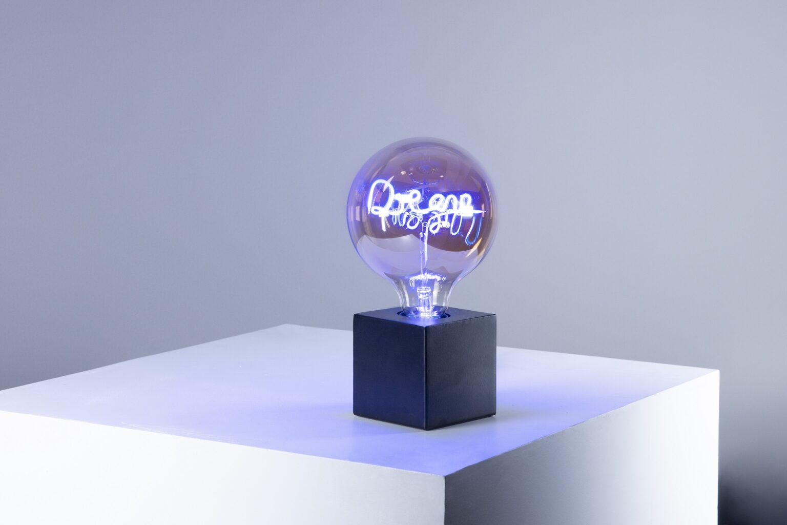 Blue Dream Edison Bulb Lamp - Echo Neon Studio