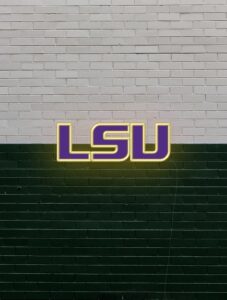 LSU Tigers LED Neon Sign | Echo Neon Custom Sign