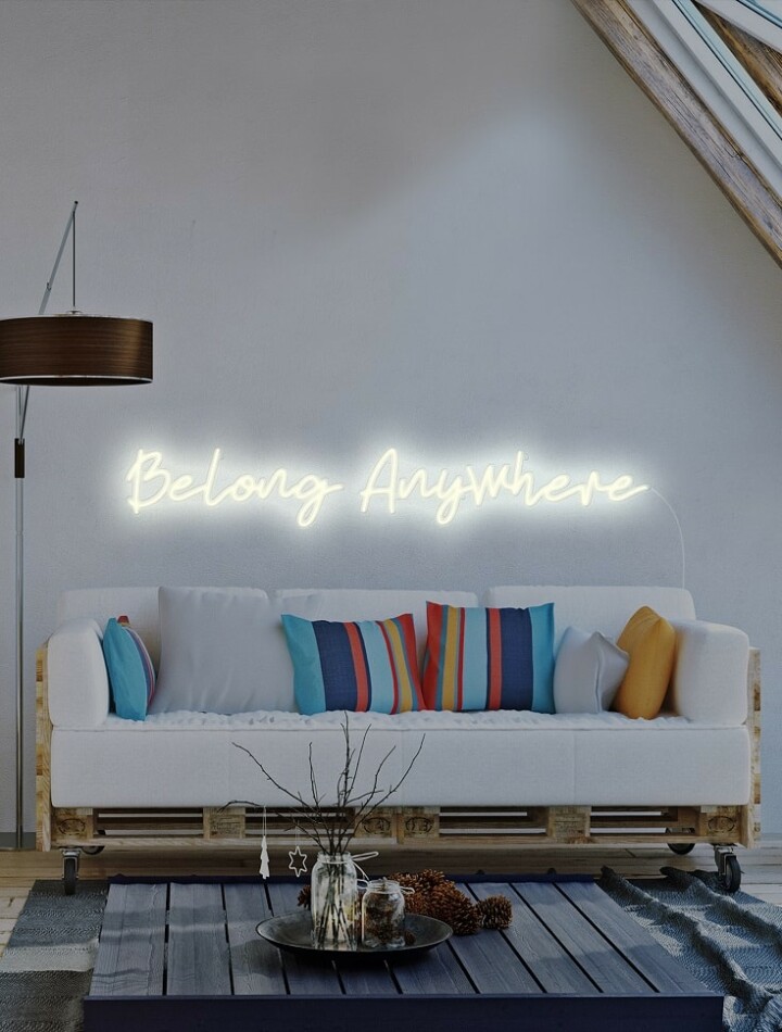 Belong Anywhere LED Neon Sign | Echo Neon