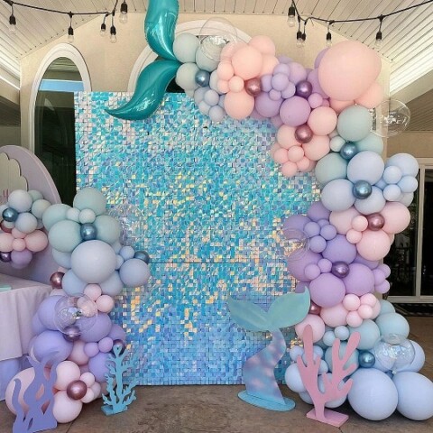 Shimmer Wall: Disco Ball Decor for the Ultimate Disco Party