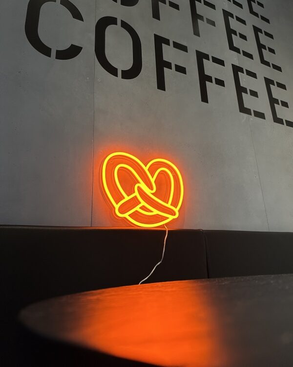 Pretzel LED Neon Light for Cafes & Bars, Restaurants | Echo Neon