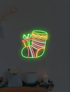 Christmas Stocking Neon Light | Echo Neon