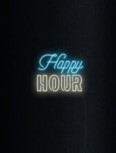 Happy Hour Bar Neon Light | Echo Neon