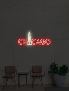Chicago Neon Sign | Illuminate Your Space with City Pride