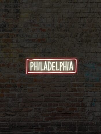 Philadelphia Neon Sign | Brighten Your Space with City Pride