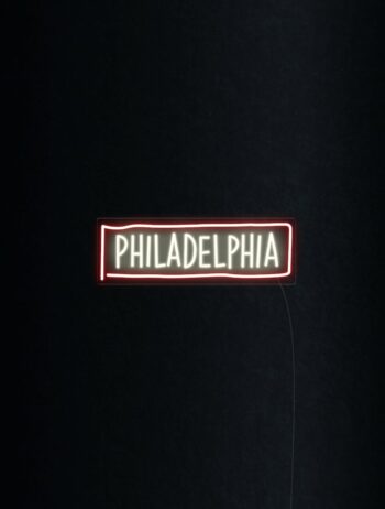 Philadelphia Neon Sign | Brighten Your Space with City Pride