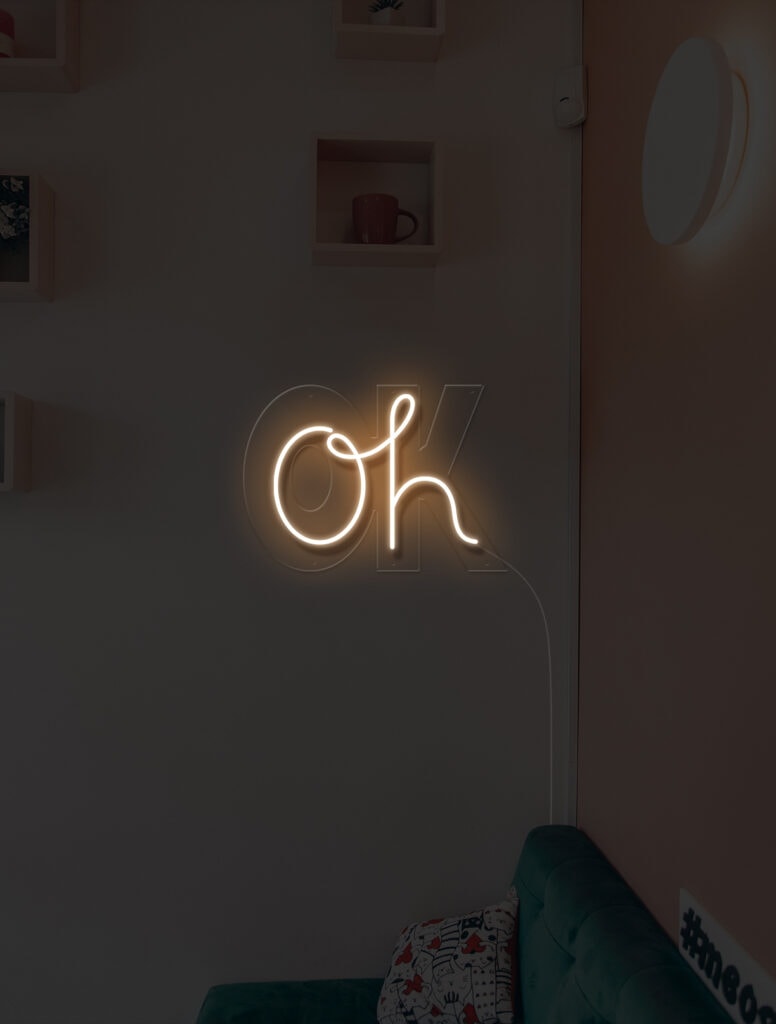 Oh Ok Neon Sign | Echo Neon