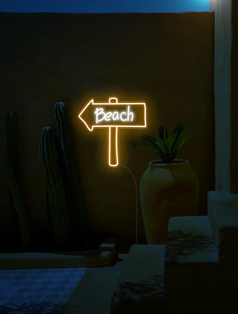 Beach This Way Neon Sign | Echo Neon