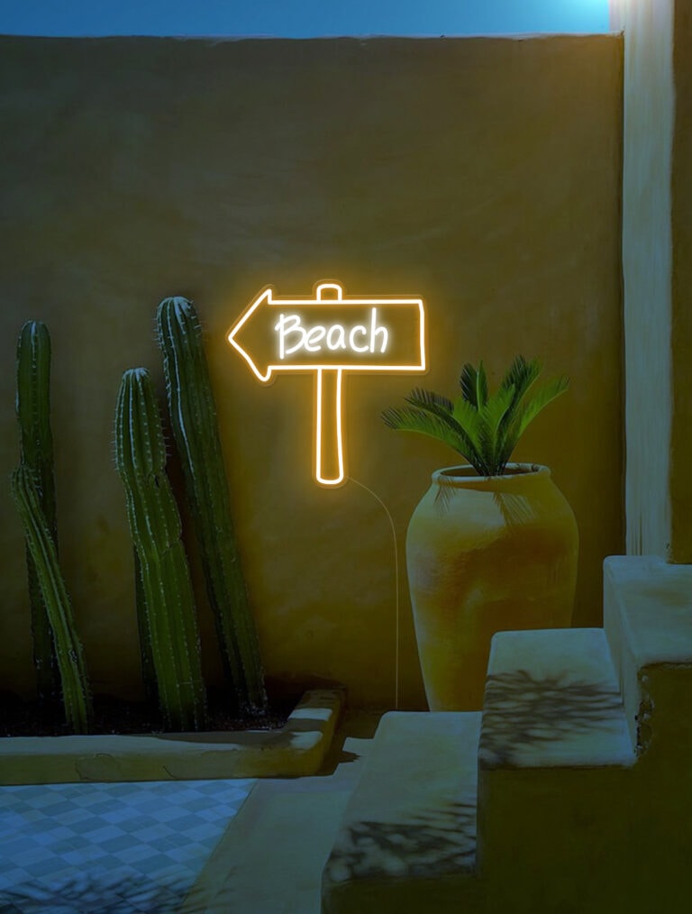 Beach This Way Neon Sign | Echo Neon