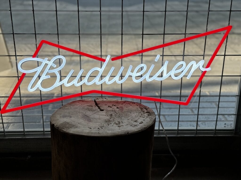 Budweiser Beer Logo Neon Sign